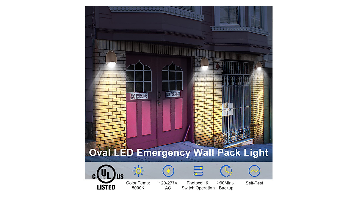 LED Emergency Wall Pack Light - Reliable & Durable Solution