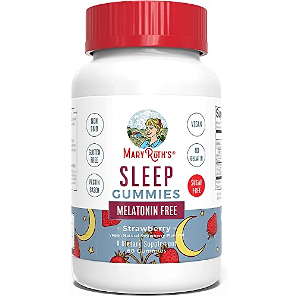 Stress Relief Vita-Beans for Adults & Adult Sleep Gummies NO Melatonin Bundle by MaryRuth's | Magnesium & L-Theanine | Natural Calm, Relaxation, Stress and Mood Support | NO Melatonin | Sleep Support