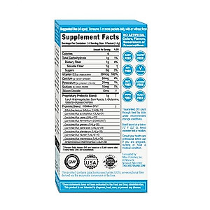 GoLIVE PROBIOTIC + PREBIOTIC SYNBIOTIC POWDER BLEND, Flavorless/Sugarless,for Women, Men & Kids For Better Gut Health,Digestion,Metabolism,Immunity, 10B-50B CFUs, Bimuno GOS+Vitamin D3+L-glutamine