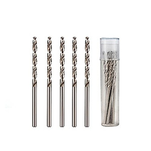 VIEUE Drill Bits Twist Bit Set Spiral Router Bit HSS Straight Shank Bit 0.3-4.0mm For Wood/Metal Tools Hole Knife Drill (Hole Diameter : 10pcs 0.9mm)