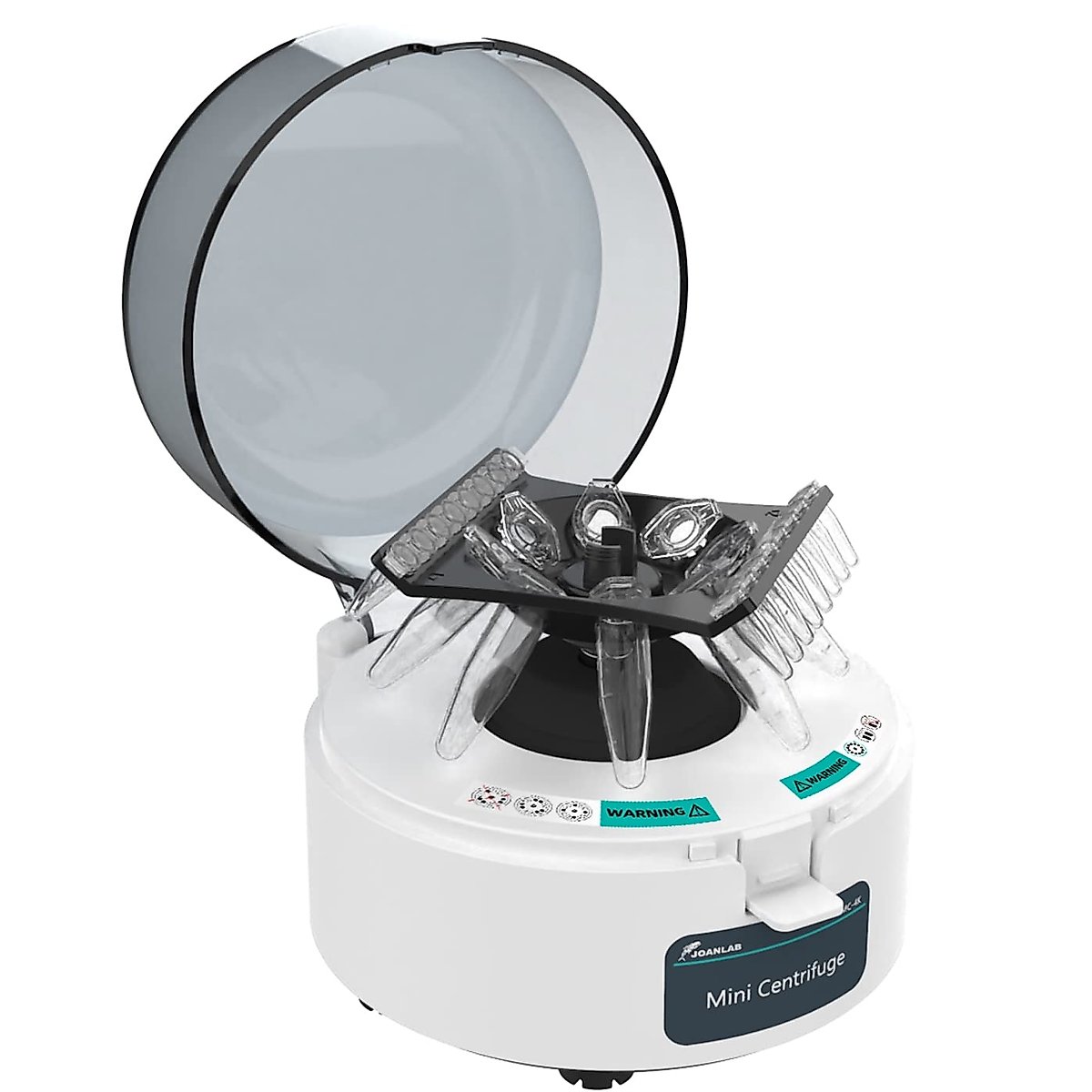 Mini Centrifuge Machine 4000RPM 0.2ml/1.5ml/2ml with 2-in1 Rotor Portable Lab Equipment Microcentrifuge Machine