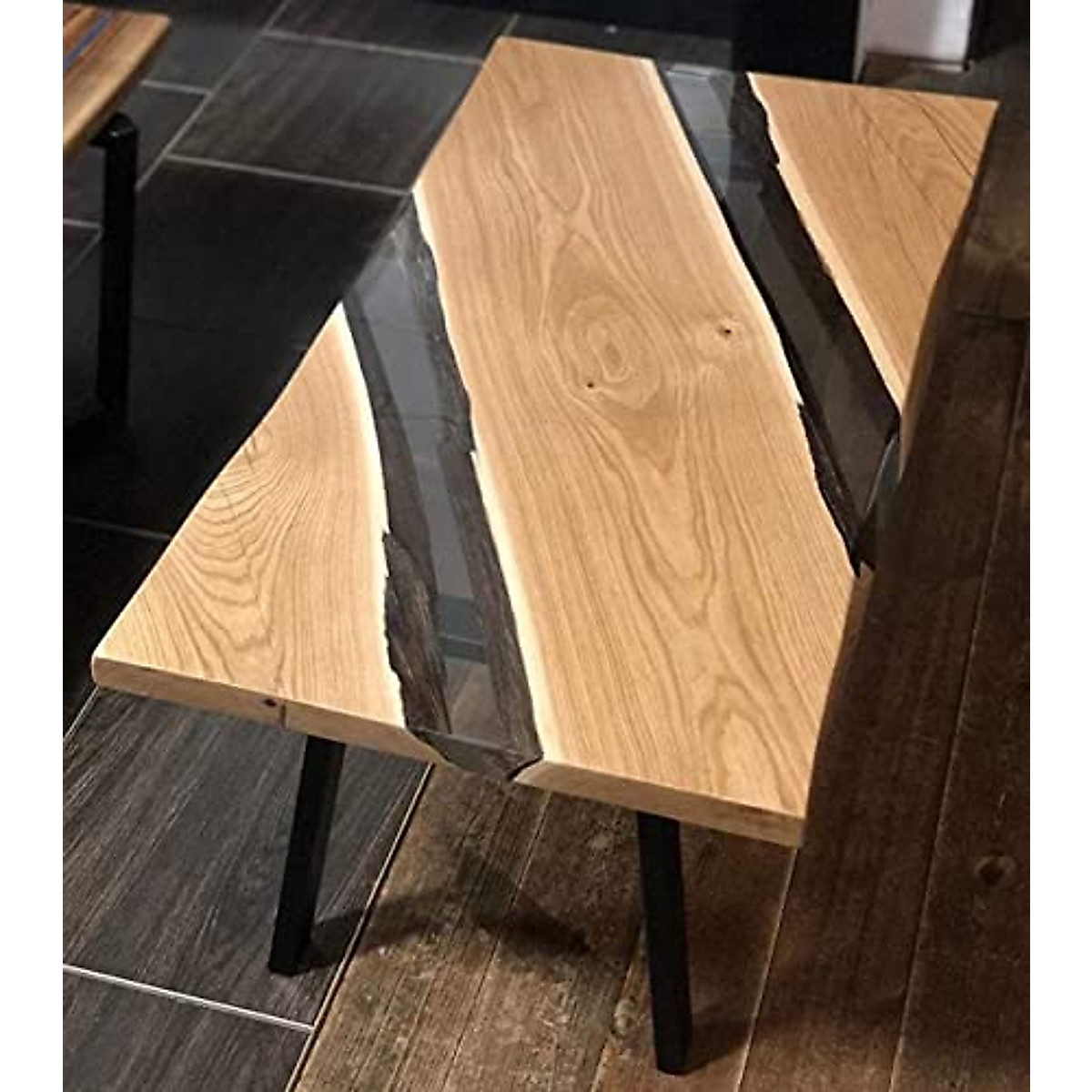 Epoxy Table, Live Edge Wooden Table, Epoxy Resin River Table, Natural Wood,Dining Table, Natural Epoxy Table, Resin Table