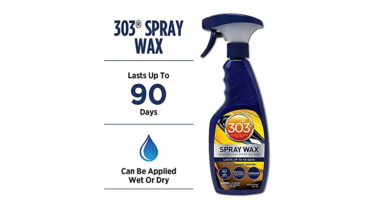 303 Spray Wax - Fast, Long-Lasting Car Shine