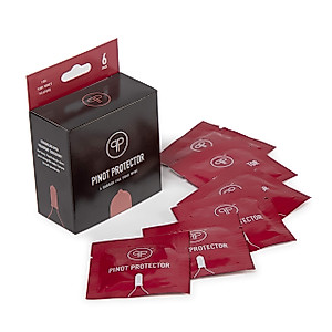 Big Betty - Pinot Protector Wine Bottle Stopper - Air-Tight, No Leak, Food Grade Nitrile - Red (6 Count)