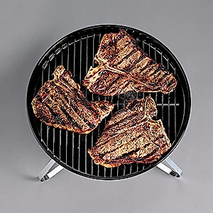 Weber 40020 Smokey Joe Premium 14-inch Charcoal Grill Black Bundle with 2 YR CPS Enhanced Protection Pack