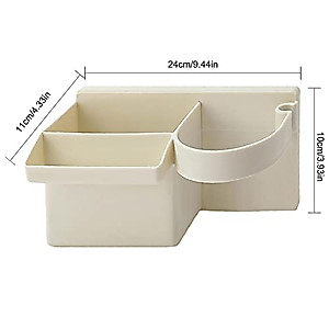 yuxun Blow Dryer Holder Wall Mount - 3 in 1 Wall Mounted Hair Tool Organizer | Hair Dryer Holder, Bathroom Organizer for Hair Dryer, Flat Irons, Curling Wands, Hair Straighteners