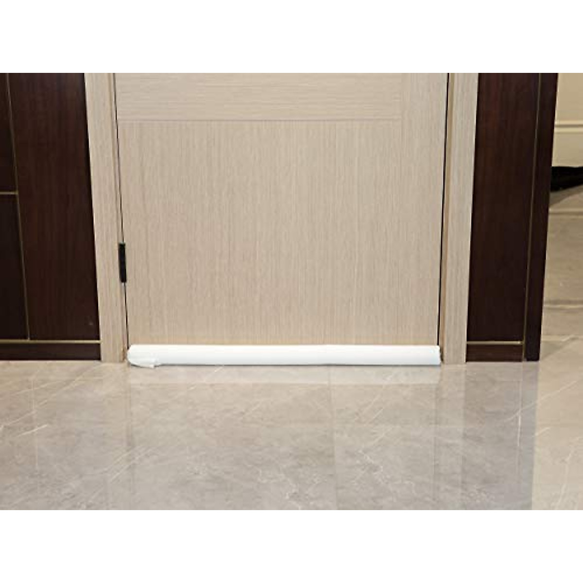 Febos Door Noise Blocker - 36 inches Grey Door Draft Stopper- Door Silencer Sound Proof Door Draft Guard