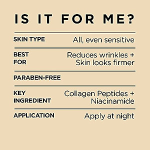 L'Oreal Paris Skin Care Age Perfect Night Cream, Anti-Aging Face Moisturizer With Soy Seed Proteins, 2.5 Oz