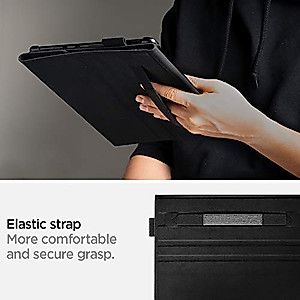 Spigen Stand Folio Designed for Surface Pro X Case with Pen Holder (2021/2020/2019) - Black