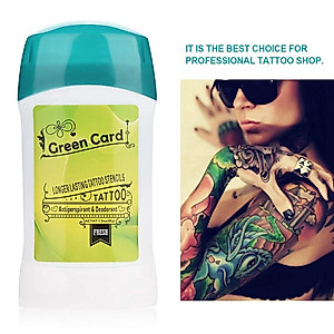 51g Tattoo Transfer Cream, Gel Skin Solution Professional Tattoo Transfer Soap Stencil Tattoo Supplies Accessories for Beginners Body Paint Stencil Primer