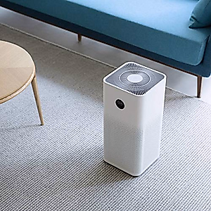 MI HEPA Air Purifier 3H with 3-Layer Integrated 360° Cylindrical Air Filters - Effectively Removes 99.97% Pollutants - Breath Cleaner, Fresher Air with Small Air Purifiers for Home and Offices