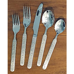 Ranch Brands Stainless Silverware Set (20 piece) by Cowboy Living