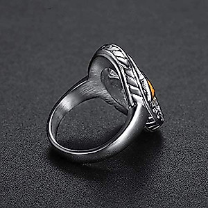 THANHHONG Nattaphol Silver Order of The Eastern Star Rings for Women Ladies Party Band Ring Masonic Jewelry for Women OES Rings (8)