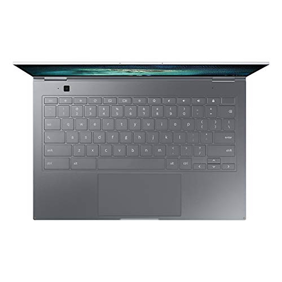 SAMSUNG 13.3” Galaxy Chromebook Laptop Computer w/ 256GB Storage, 8GB RAM, ‎4K AMOLED Touchscreen Display, Ultra Slim Design, Chrome OS, WiFi 6, Mercury Gray