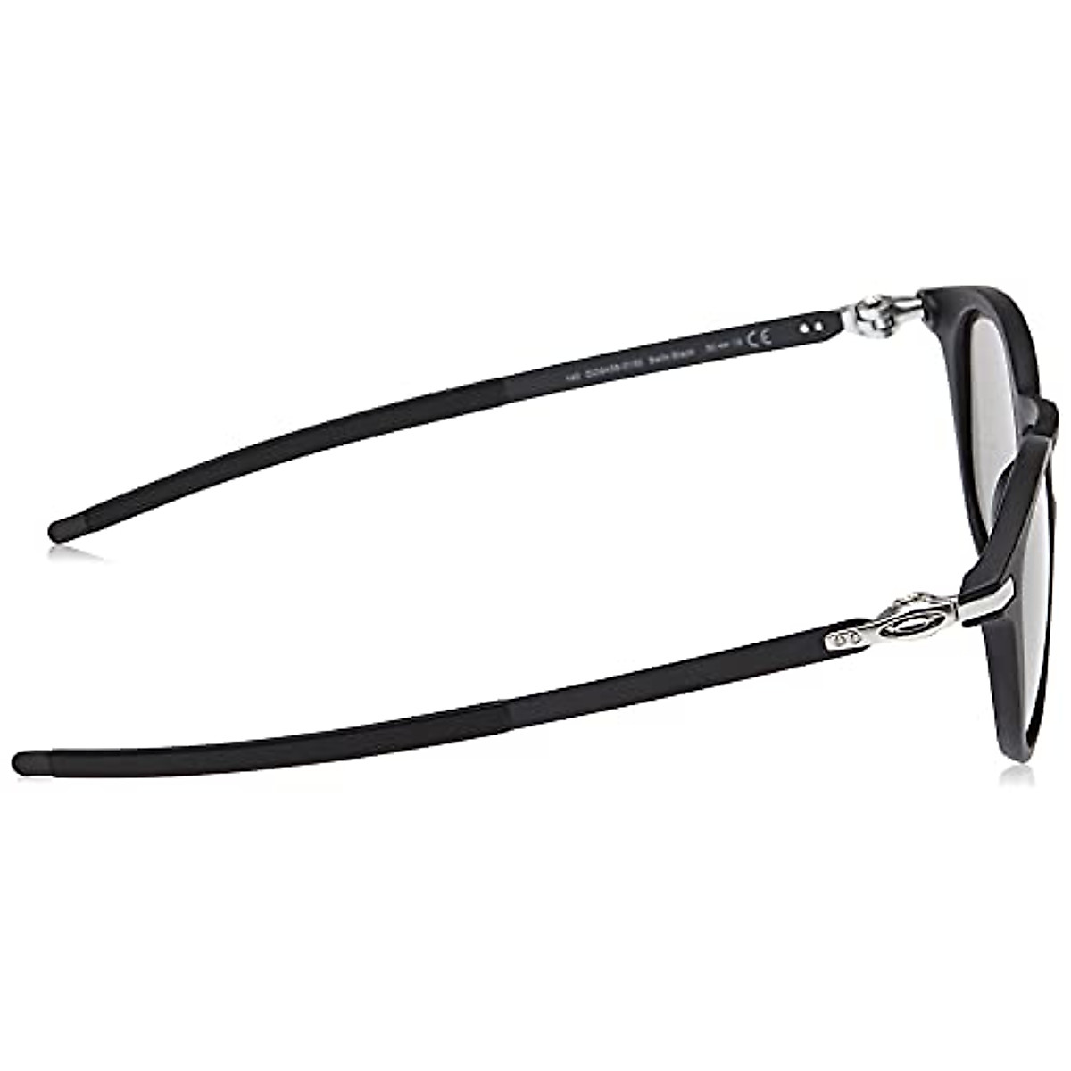 Oakley Men's OO9439 Pitchman R Round Sunglasses, Satin Black/Prizm Grey, 50 mm