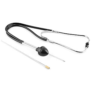 Stainless Steel Mechanics Cylinder Stethoscope Set, Car Engine Diagnostic Tool Hearing Tool Mechanical Internal Detector