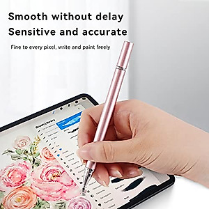 Fourmor Universal Stylus Pens for Touch Screens ，(3 Pcs) - StylusHome Magnetic Disc Universal Stylus Pens Touch Screens for Apple/iPhone/Ipad pro/Air/Android All Touch Screens - Black/White/Rose Gold