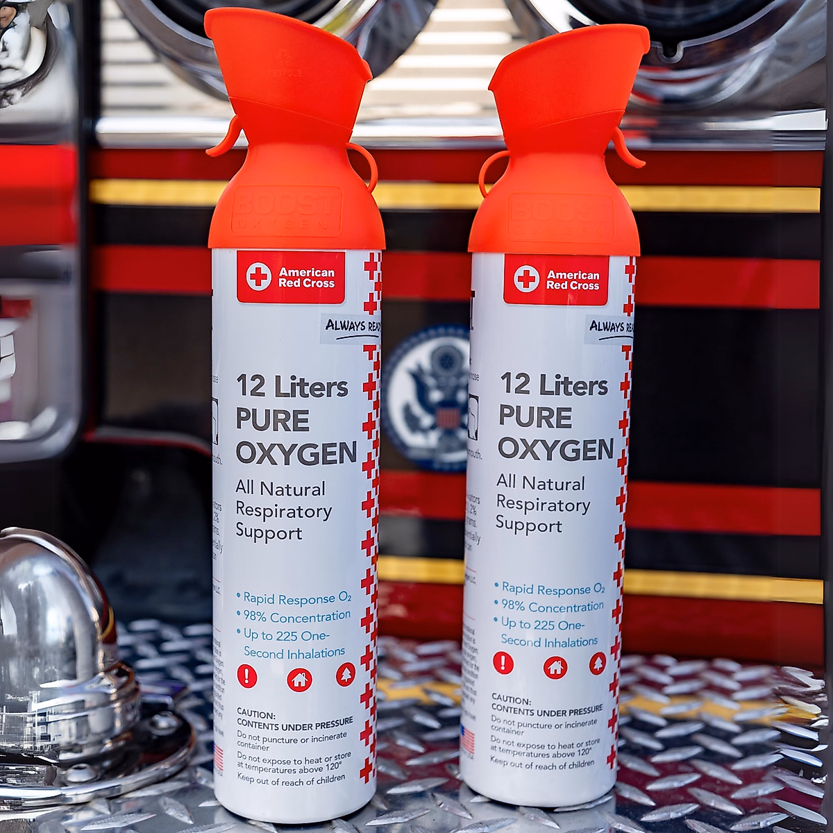 American Red Cross + Boost Oxygen | Extra Large 12L Canister (3 Pack)