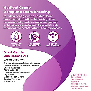 ConvaTec Aquacel Extra Hydrofiber Wound Dressing, Size 4" X 5" 10/Box