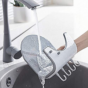 XJJZS Multifunction Lid Rack Holder Wall Mounted Pan Pot Pan Cover Stand Cutting Board Holder Kitchen Organizer with Hooks (Color : A)