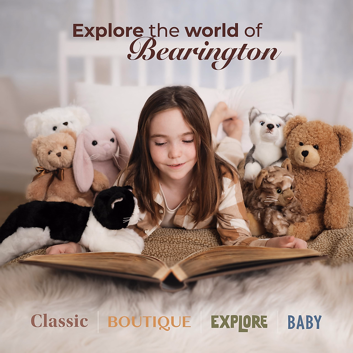 Bearington Collection Lil' Jet The Labrador Retriever, 8 Inch Black Lab Stuffed Animal