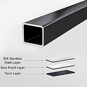 ikare Pot Lid Organizer Rack For Bakeware Pot Lid Holder Organizer Scratch Protection Lid Stand Wall Mounted Pan Lid Holder (Black)