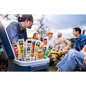 Jerky Dynasty The Ultimate 27-Piece Exotic Jerky with Gift Box - Buffalo Bob's Wild Game Jerky Variety Pack - Exclusive Flavors, Hefty Discount, Great for Stocking Stuffer & Protein Snack - Farm Raised