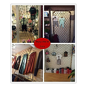 RZM Children Baby Safety Net Mesh, Climbing Net Child Protection Net Stair Safety Net Hemp Rope Net Balcony Anti-Fall Net Partition Net Photo Wall Decoration Net (Size : 1x2m)