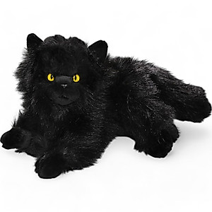 Cat, Persian Black, 12 inches, 30cm, Plush Toy, Soft Toy, Stuffed Animal 3474