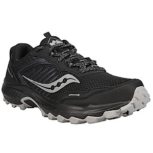 Saucony Men's Excursion TR15 Trail Running Shoe, BLACK/SHADOW, 13