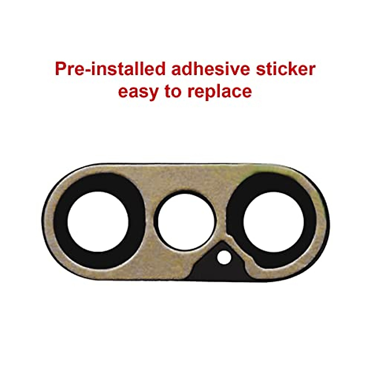 Perzework 2 Pcs Original Back Rear Camera Lens Glass Replacement for iPhone Xs Max and iPhone Xs with pre-Installed Adhesive and Reparing Toolkit