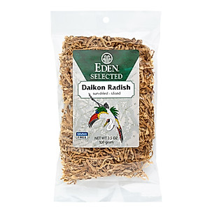 Eden Daikon Radish, Sun Dried and Finely Sliced, Traditionally Made in Japan, 3.5 oz