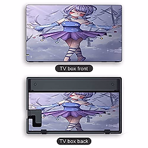 Ba-llora FNAF Sticker for Switch Protector Cover Protective Faceplate Full Set Console Dock for Switch/Switch lite