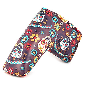 SHABIER Golf Putter Cover Skull Design Headcover for Blade Golf Putter Head Cover