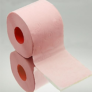 Renova Luxury Scented Colored Toilet Paper 6 Jumbo Rolls 3-Ply-180 Sheets