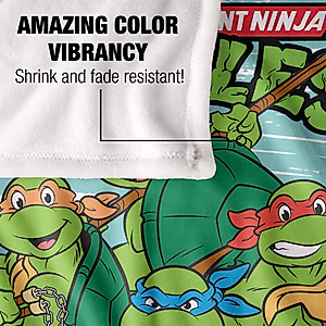 Teenage Mutant Ninja Turtles TMNT Turtle Group Silky Touch Super Soft Throw Blanket, 36"x58"
