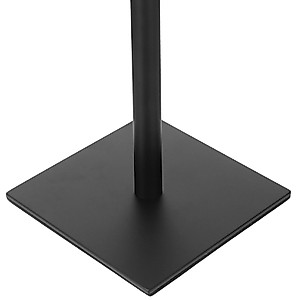 Luxshiny Hand Towel Holder Standing Stainless Steel T-Shape Towel Bar Rack Stand for Bathroom Kitchen Vanity Countertop Black