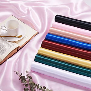 1 Yard 63" Wide Blackish Green Silky Satin Fabric for Wedding,Decoration,Party,Fashion,Apparel,DIY Crafting,Sewing