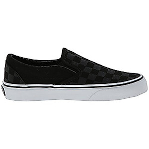 Vans Slip-On(TM) Core Classics (11.5 B(M) US Women / 10 D(M) US Men, (Checkered) Black/Black)