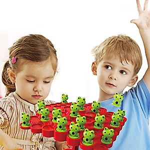 soputry Balanced Tree Frog, 2022 New Educational Frog Balance Tree Toy Balance Board Game for Kids, Frog Toy Number Counting Scale Educational STEM Learning for Teachers Students