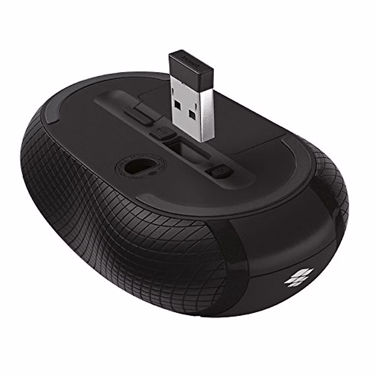 Microsoft Wireless Mobile Mouse 4000 - Graphite. Comfortable Ergonomic design, Wireless, USB 2.0 with Nano transceiver for PC/Laptop/Desktop, works with Mac/Windows Computers