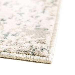 Unique Loom Tuareg Collection Vintage Distressed Traditional Area Rug, 2 ft 6 in x 10 ft, Beige/Green