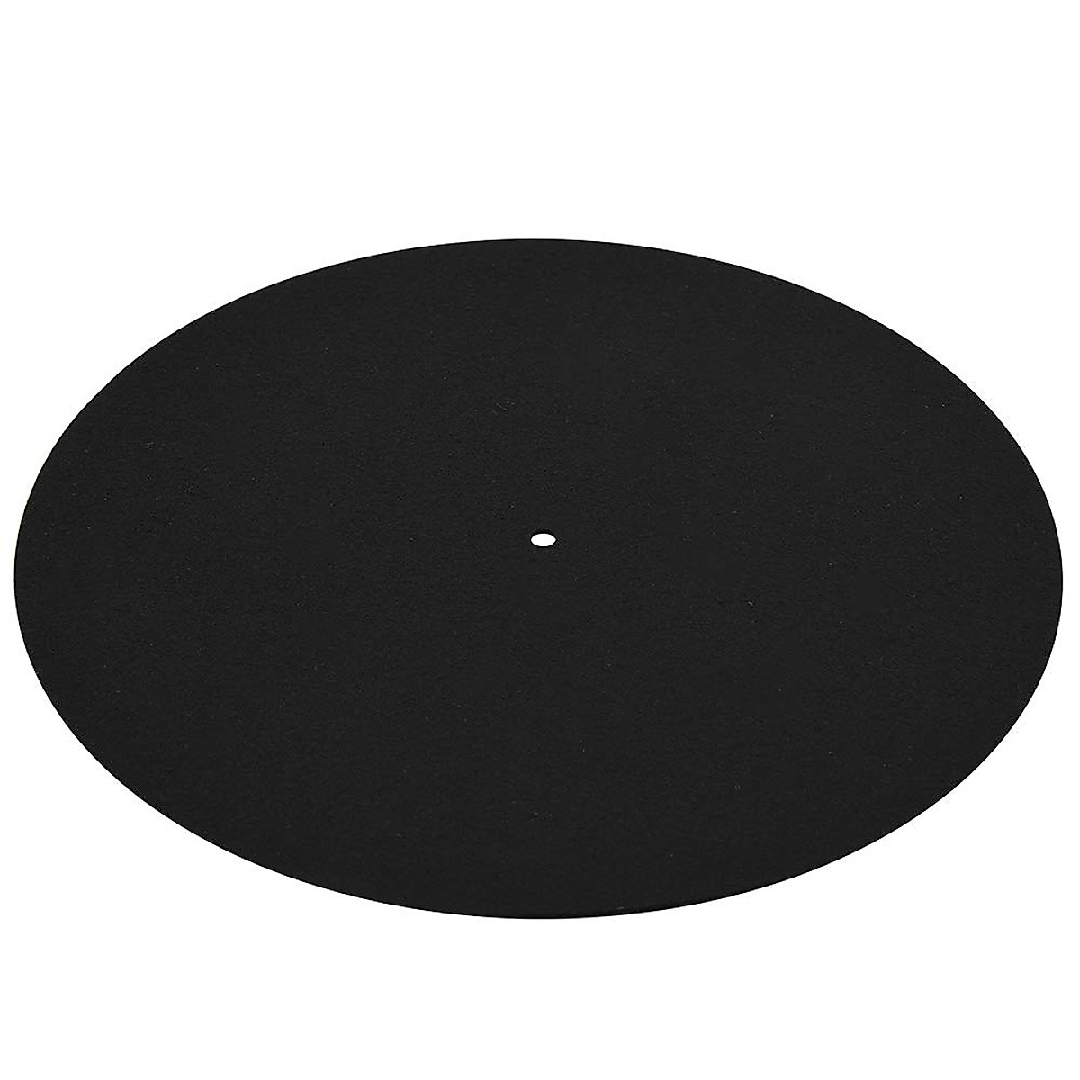 1PCS Ultra-Thin Turntable Slipmat, Anti-Static Flat Record Pad Mat for Keeping The Disc Clean, Made of Soft Material, Black