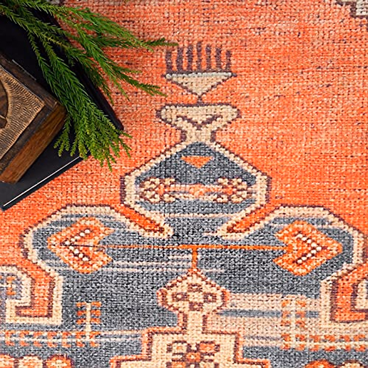 nuLOOM Tena Tribal Area Rug, 3' x 5', Orange