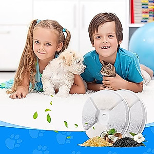 MyfatBOSS Cat Fountain Filters, 10 Pack Pet Fountain Filters, Pet Fountain Filter Replacement, Cat Water Filter Replacement for Pet Water Fountain