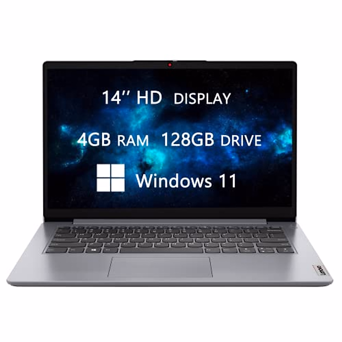 2022 Upgraded Ideapad 1i Laptops for College Student & Business by Lenovo, 14-inch HD Computer, Intel Celeron N4020, 4GB RAM, 128GB(64GB SSD+64GB Card), 1-Year MS Office 365, HDMI, Webcam, Windows 11