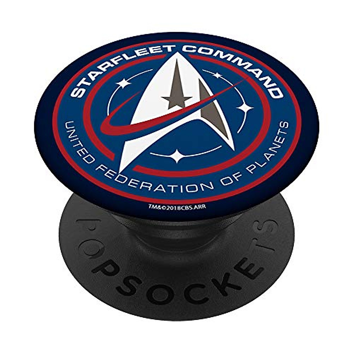 Star Trek Starfleet Badge PopSockets Stand for Smartphones and Tablets PopSockets PopGrip: Swappable Grip for Phones & Tablets