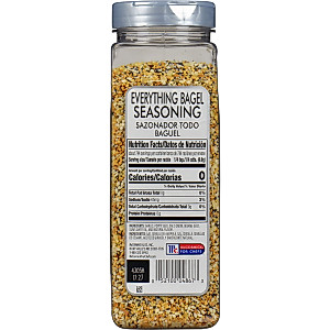 McCormick Culinary Everything Bagel Seasoning, 21 oz - One 21 Ounce Container of Everything Bagel Seasoning Blend of Poppy Seed, Sesame Seed, Garlic, Onion and Salt