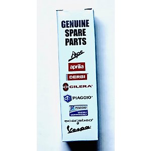 Vespa OEM Spark Plug CR8EKB With Dual Ground Electrodes For VESPA GTS 300 GTS 300 Super GTS 300 Super ABS GTV 300 GTV 300 ABS PIAGGIO BV 300 Part# 639687 ( sold as one each), One Size