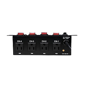 ADJ Products PC-4, AC Power Center, Central Power Control for DJ Booth or Light Show